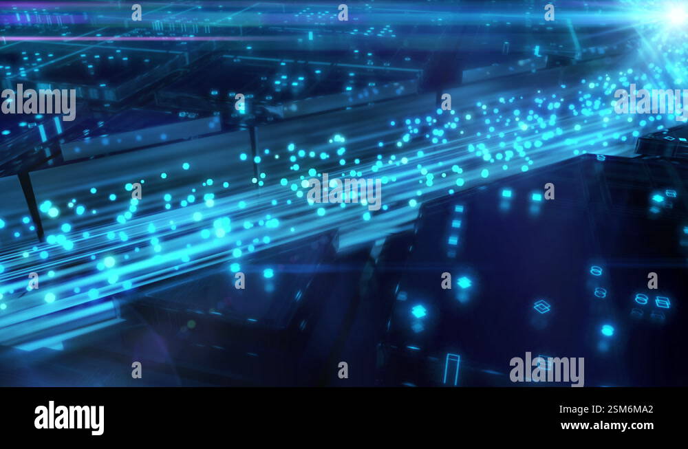 Quantum particles moving inside neural engine of the artificial ...