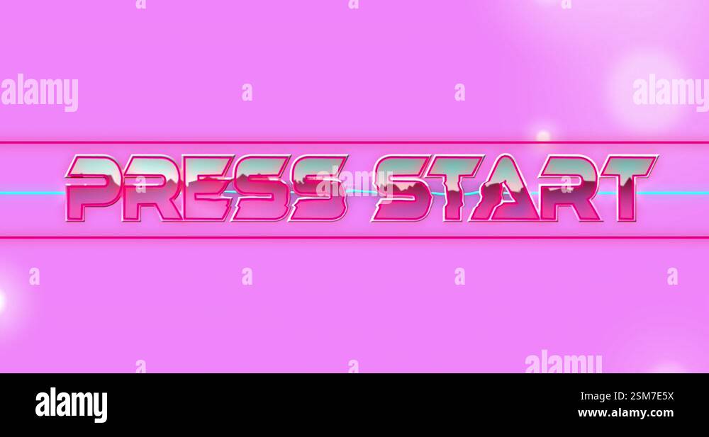 Animation of challenge accepted text over neon banner against spots of ...