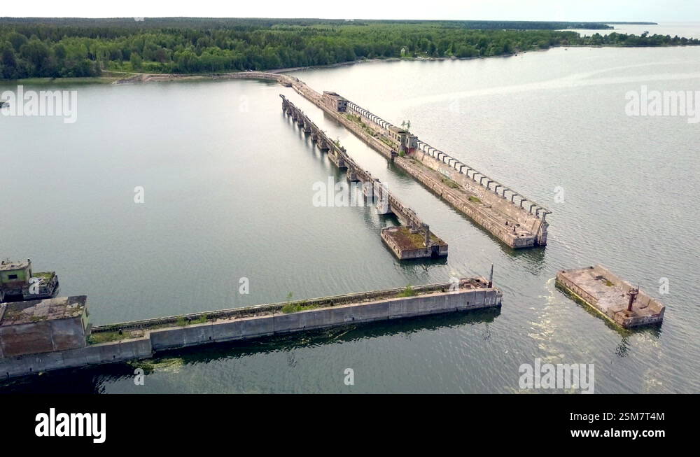 A very rare abandoned naval base for demagnetization submarines. Soviet ...