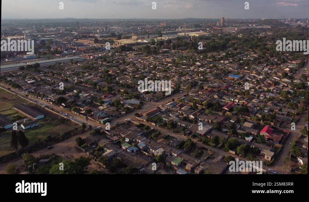 Drone Video of Mbare High Density Suburb Township In Harare, Zimbabwe ...