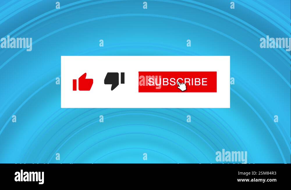 Animated Youtube intro outro subscribe like comment call to action bell ...