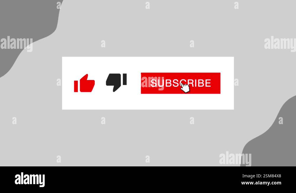 Animated Youtube intro outro subscribe like comment call to action bell ...