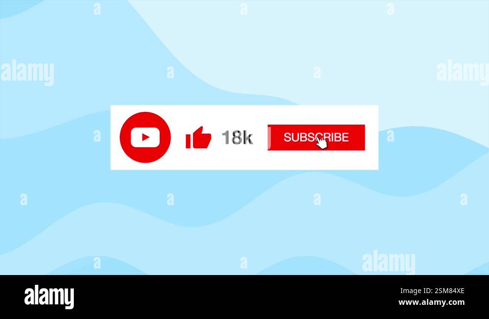 Animated Youtube intro outro subscribe like comment call to action bell ...