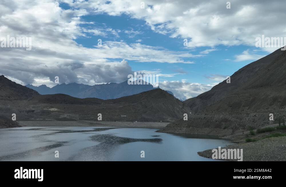 Beautiful CInematic Drone footage of Sadpara lake in Skardu in pakistan ...