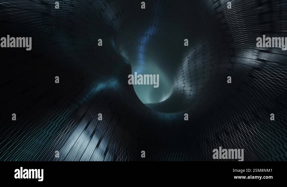 Seamless Abstract Vortex Tunnel Loop. Futuristic VJ Motion Graphics ...