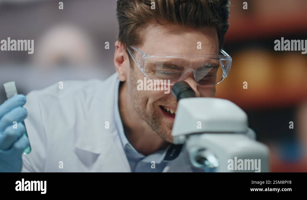 Scientist working microscope Stock Videos & Footage - HD and 4K Video ...