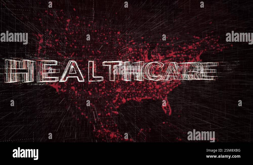 Healthcare health benefits in USA with animation of US maps in ...