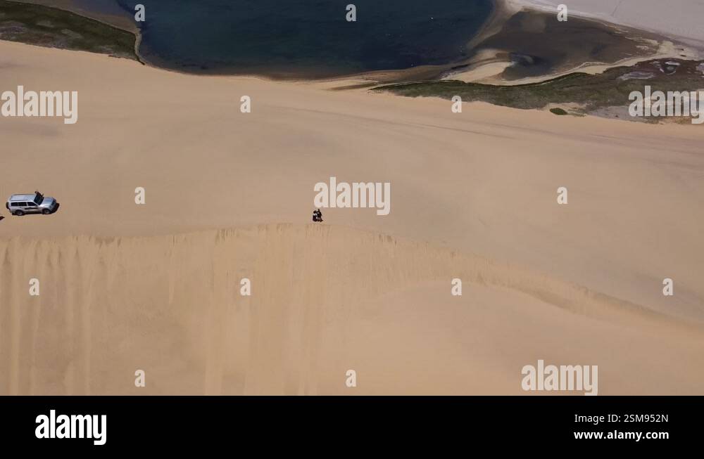 SANDWICH HARBOUR NAMIBIA BY DRONE Stock Video Footage - Alamy