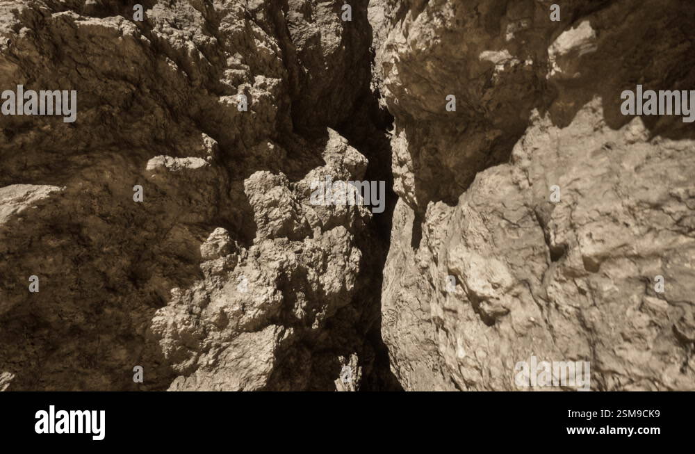 A very large rock formation with some rocks sticking out of it Stock ...