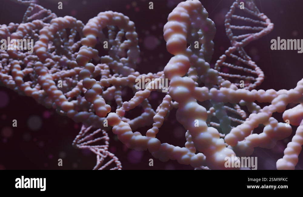 Sequencing dna structure for genome code health with magnification ...