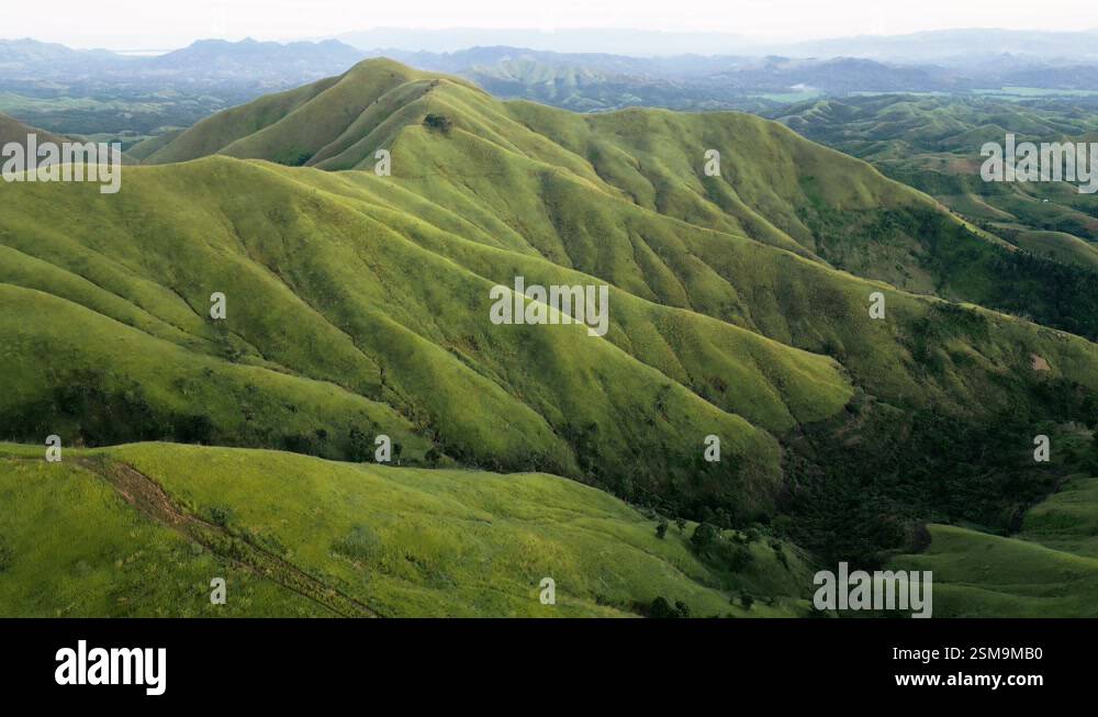 4K drone shot in a famous hills in Bohol called Alicia Panoramic Park ...