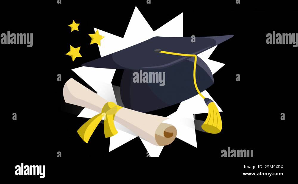 Graduation hat diploma degree Stock Videos & Footage - HD and 4K Video ...