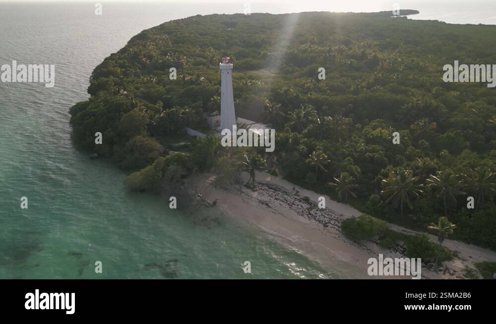 aerial Sian Ka'an World Heritage natural reserve biosphere in Tulum ...