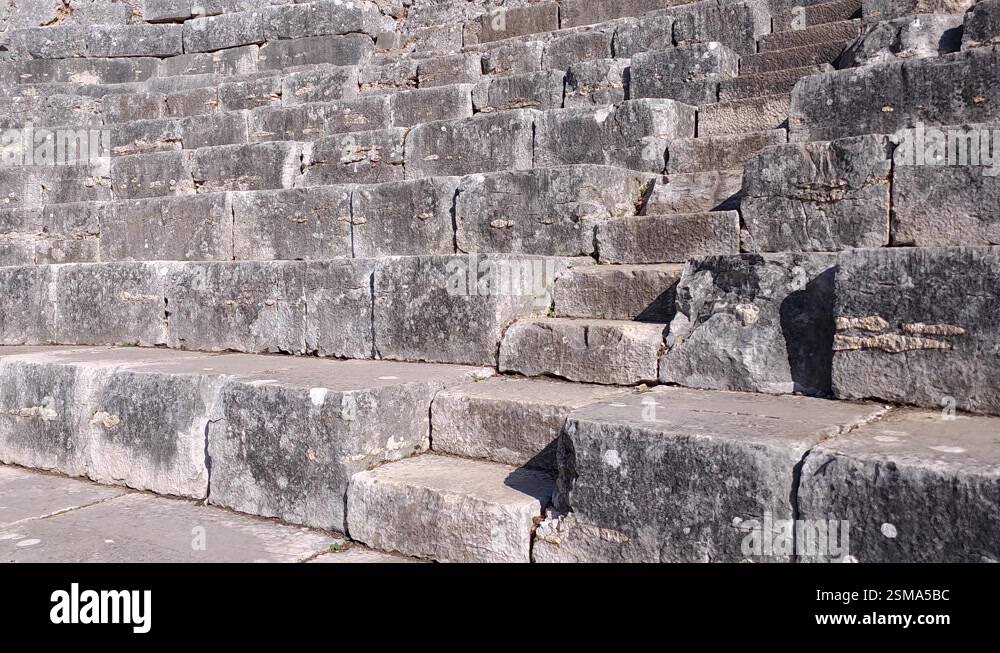 Stone Seats of an Ancient Amphitheater – A Glimpse into the Heart of an ...