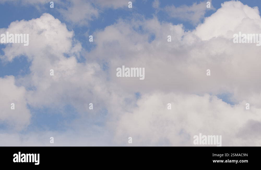 Timelapse of Clouds Forming and Changing in the Sky. Summer Season ...