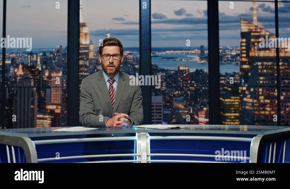 News anchor desk Stock Videos & Footage - HD and 4K Video Clips - Alamy
