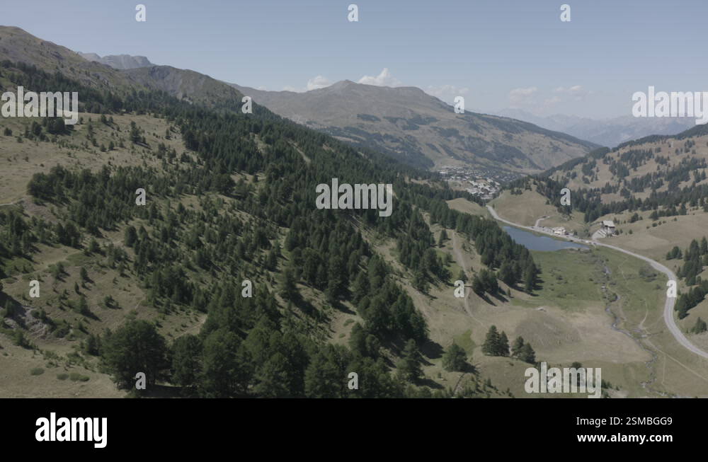 Alpine Summer Symphony: The Lush Slopes of Vercors 4K Stock Video ...