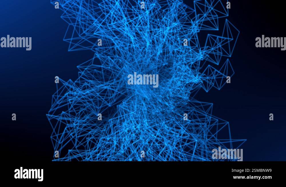 Connecting blue lines in space forming an integrated complex and ...