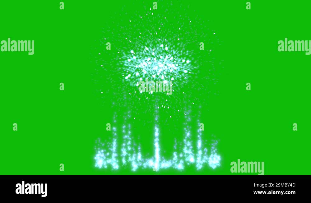 Visual effects, VFX, teleportation portal on green screen 3D animation ...