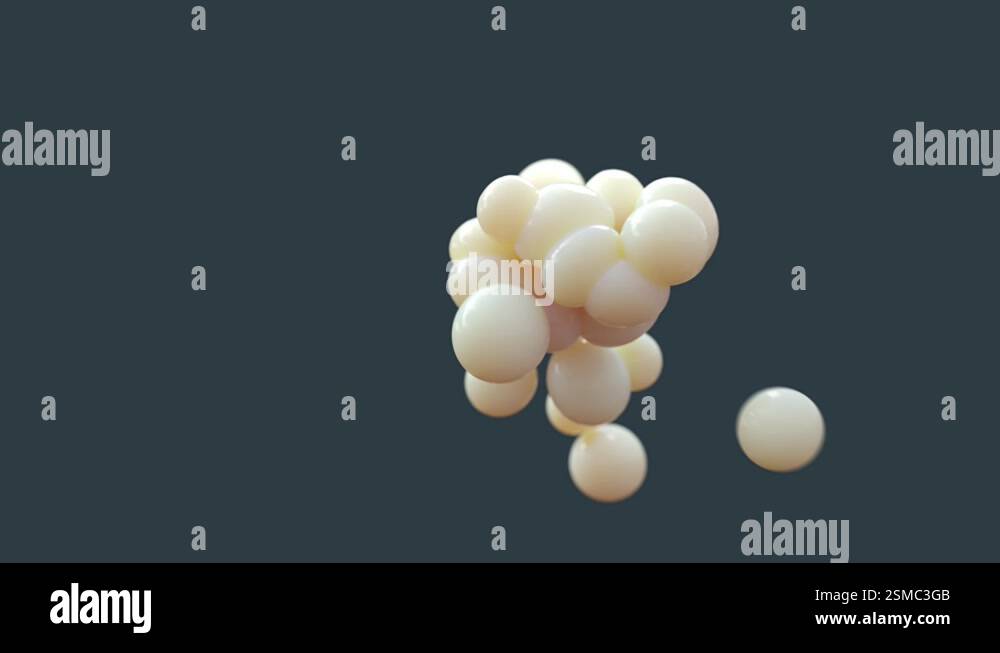cells gather in a cluster Stock Video Footage - Alamy