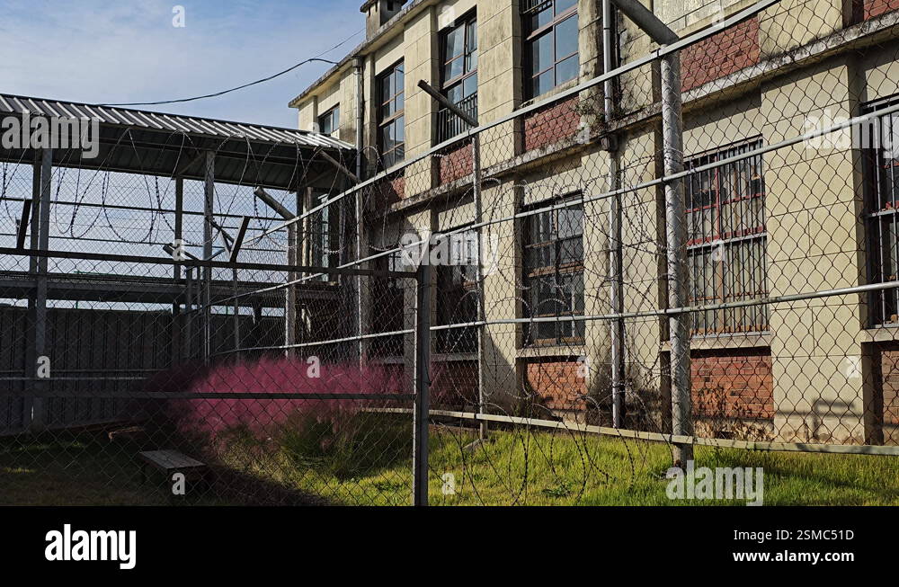 Prison Barbed Wire Fence and Iksan Korean Drama Set Jail Building ...