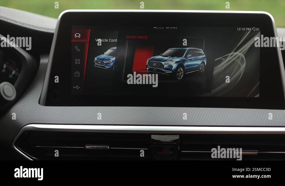 modern car touchscreen, modern car touchscreen Stock Video Footage - Alamy