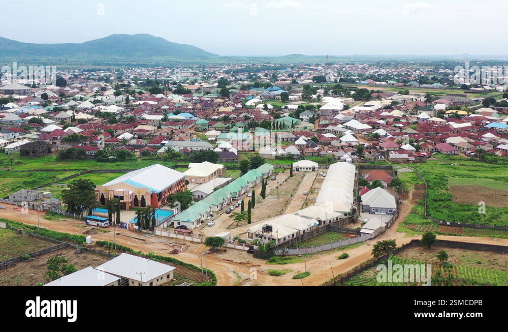 Kuje area of the Federal Capital Territory near Abuja, Nigeria - aerial ...