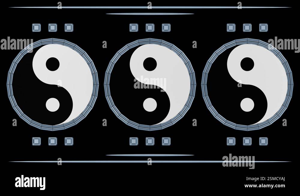 3d yin yang symbol Stock Videos & Footage - HD and 4K Video Clips - Alamy