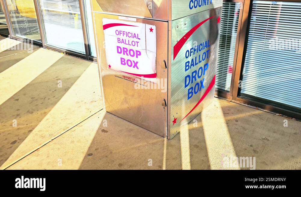 Mail-in Election Voting Box Official Ballot Drop Box Sign for an ...