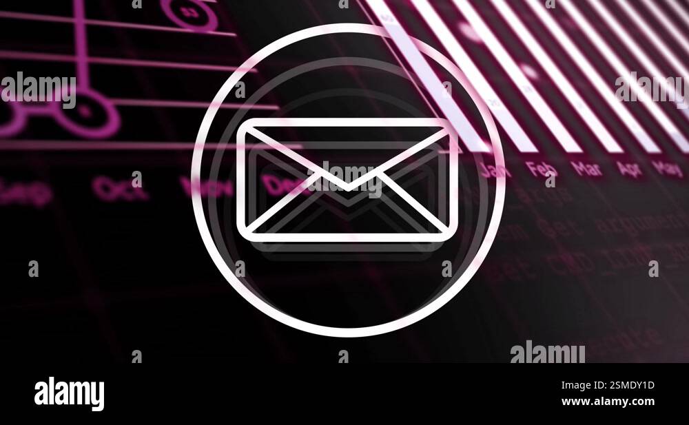 Animation email icon financial data Stock Videos & Footage - HD and 4K ...