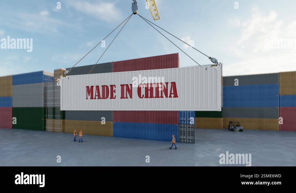Cargo container hanging on a crane Stock Videos & Footage - HD and 4K ...