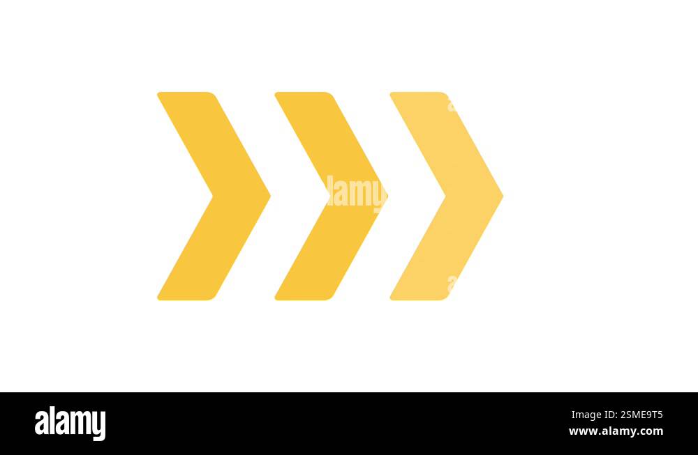 Moving arrows indicate the direction of navigation. 2D Animation Stock ...