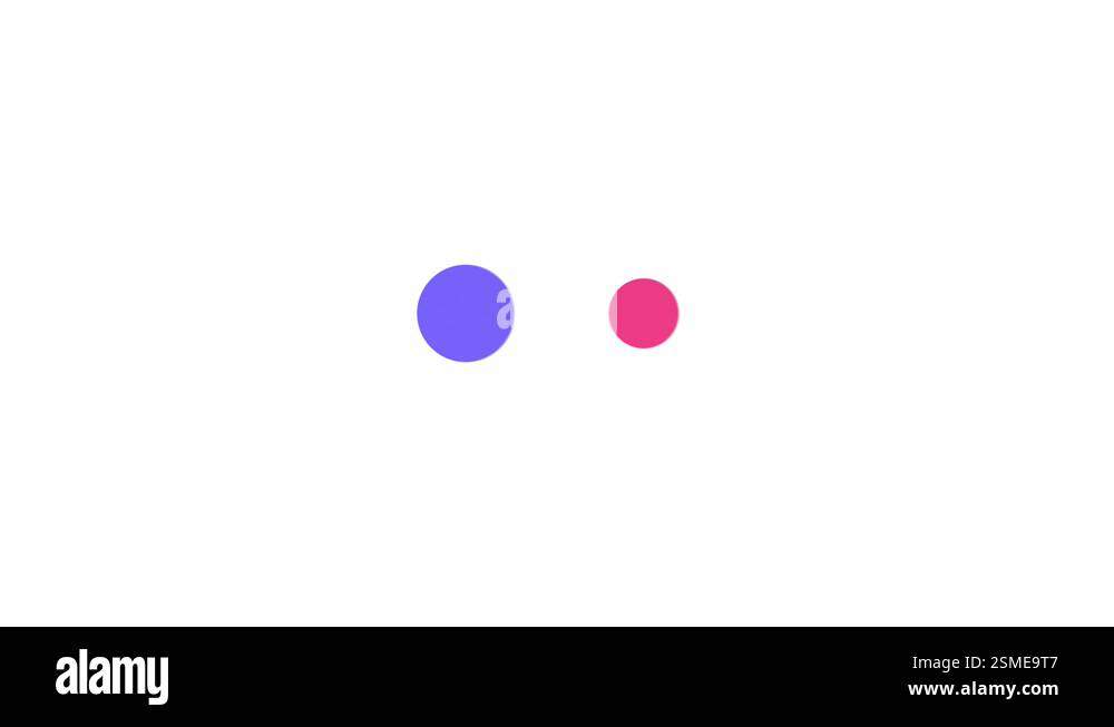 Circle motion graphics. bouncing circle loop Loading on website. 2D ...
