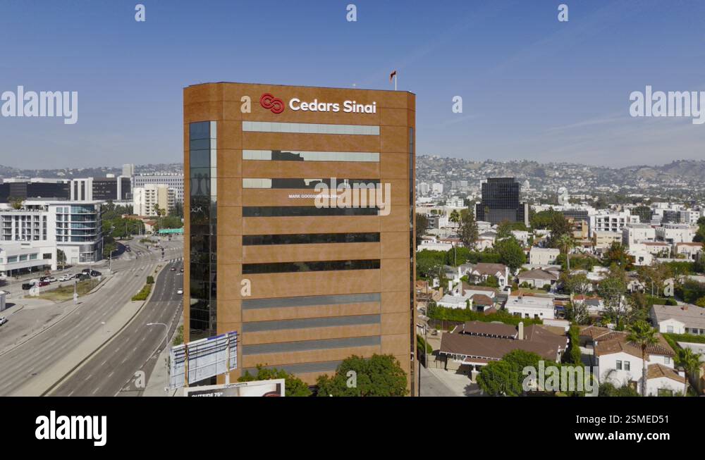 Cedars Sinai Medical Center Mark Goodson Building - Los Angeles Drone ...