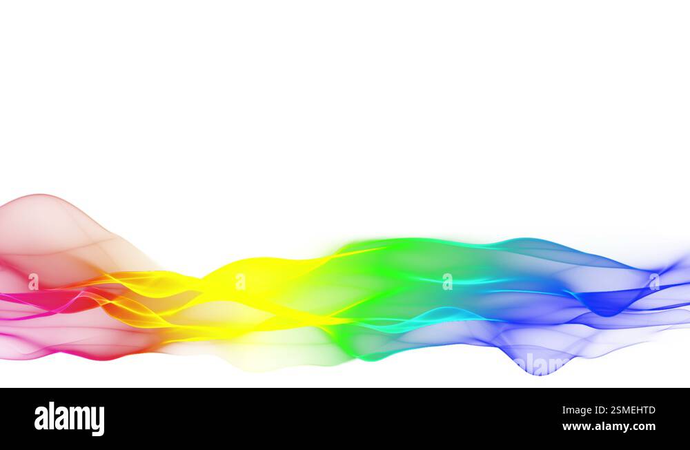 Abstract rainbow wave waving motion background Stock Video Footage - Alamy