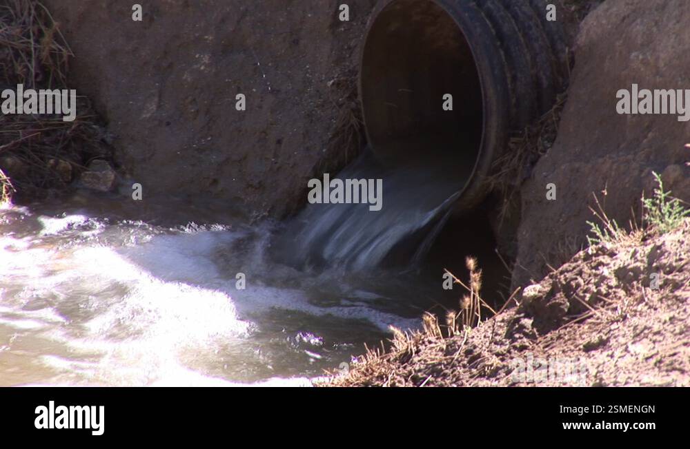 Sewage Waste Pipe Stock Video Footage - Alamy