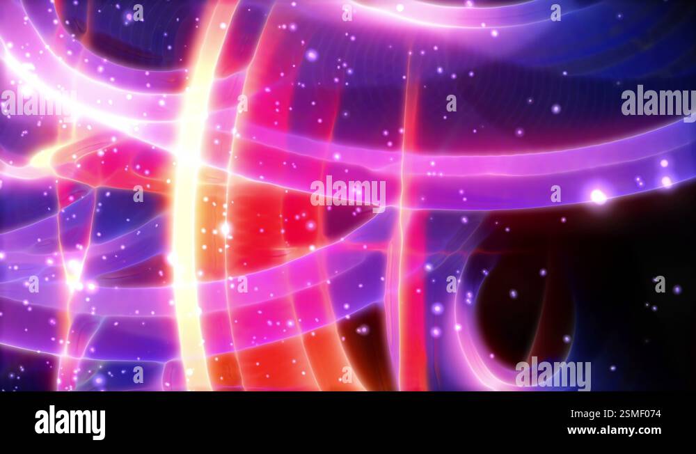 Abstract fantasy motion background, shining lights and particles Stock ...