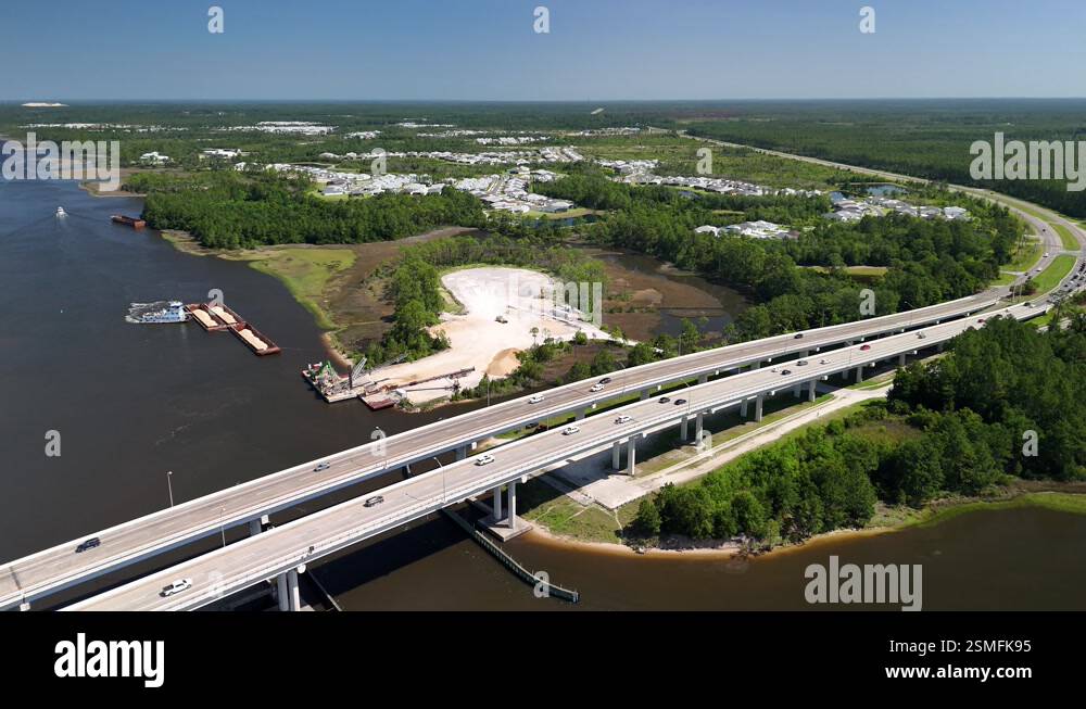 West Bay Bridge And Aggregate Industry By The West Bay In Panama City ...