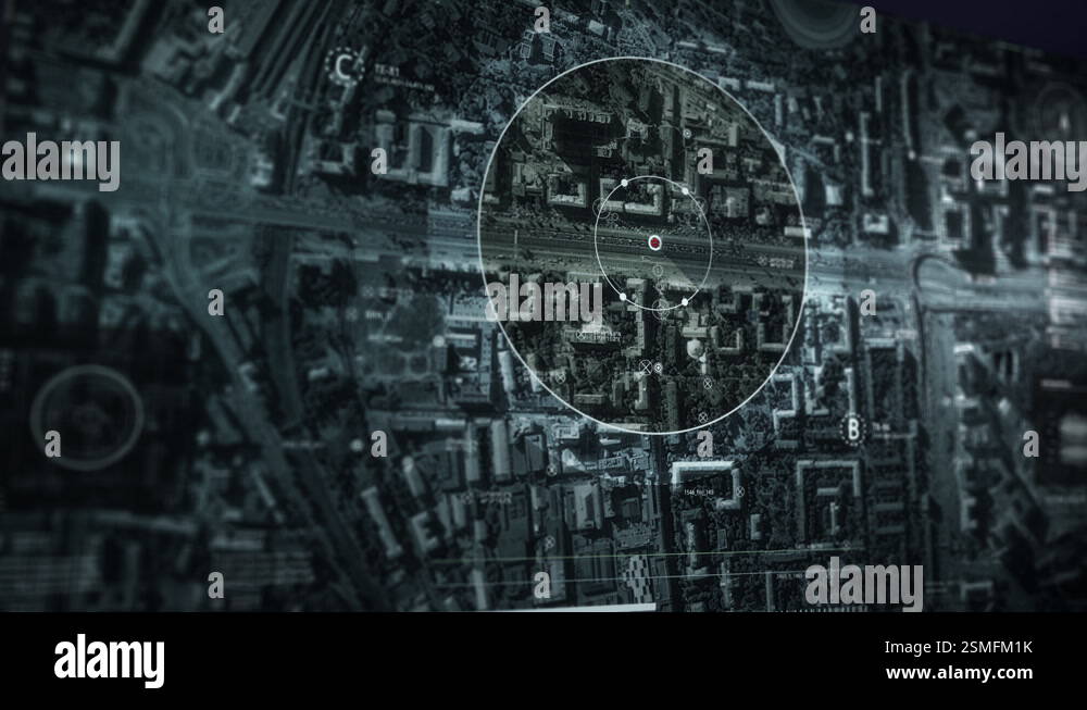Navigation control system has located the target position using the ...