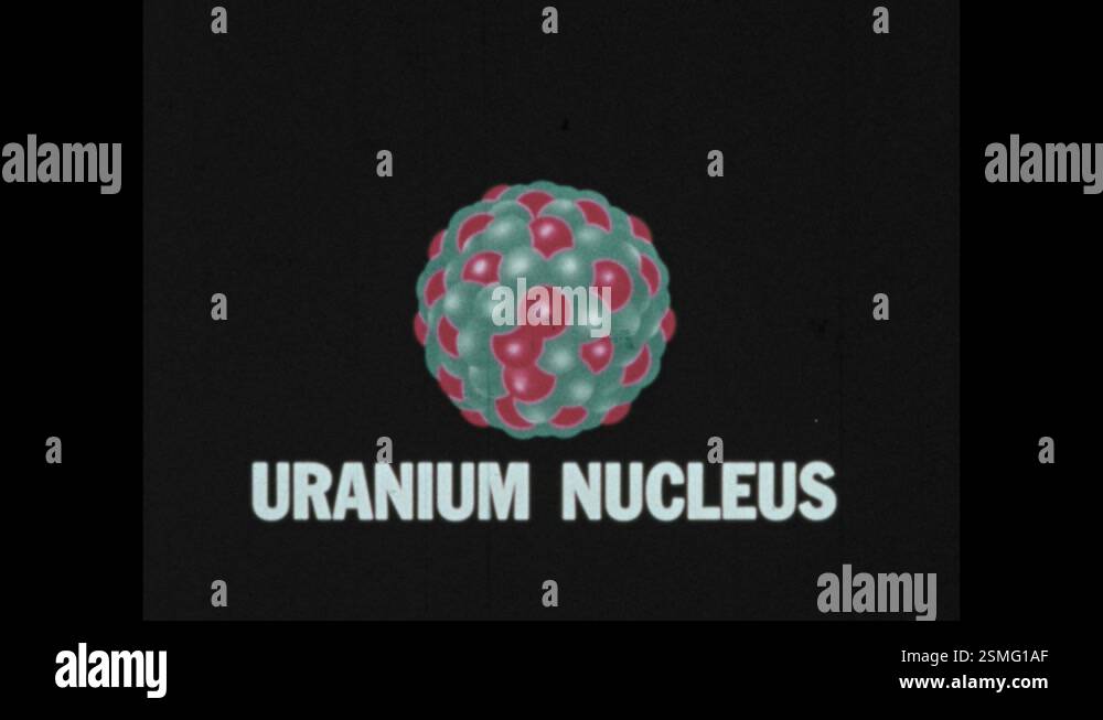 1970s: Graphic of a vibrating uranium nucleus. Highlights where the ...