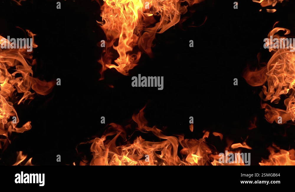 Captivating Fire in Slow Motion 240fps Stock Video Footage - Alamy