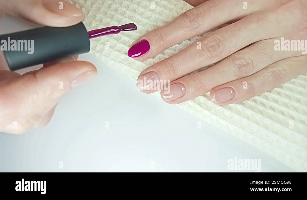 Step-by-step guide on how to apply gel polish. Step 8 Nails gel polish ...