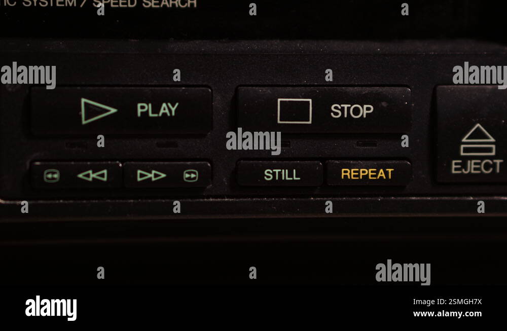 Stopping Playback and Ejecting VHS Video Tape From 1980's Player ...