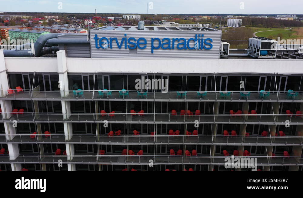 Parnu, Estonia - 04/30/2024: 4-star Tervise Paradiis Spa Hotel in Parnu ...