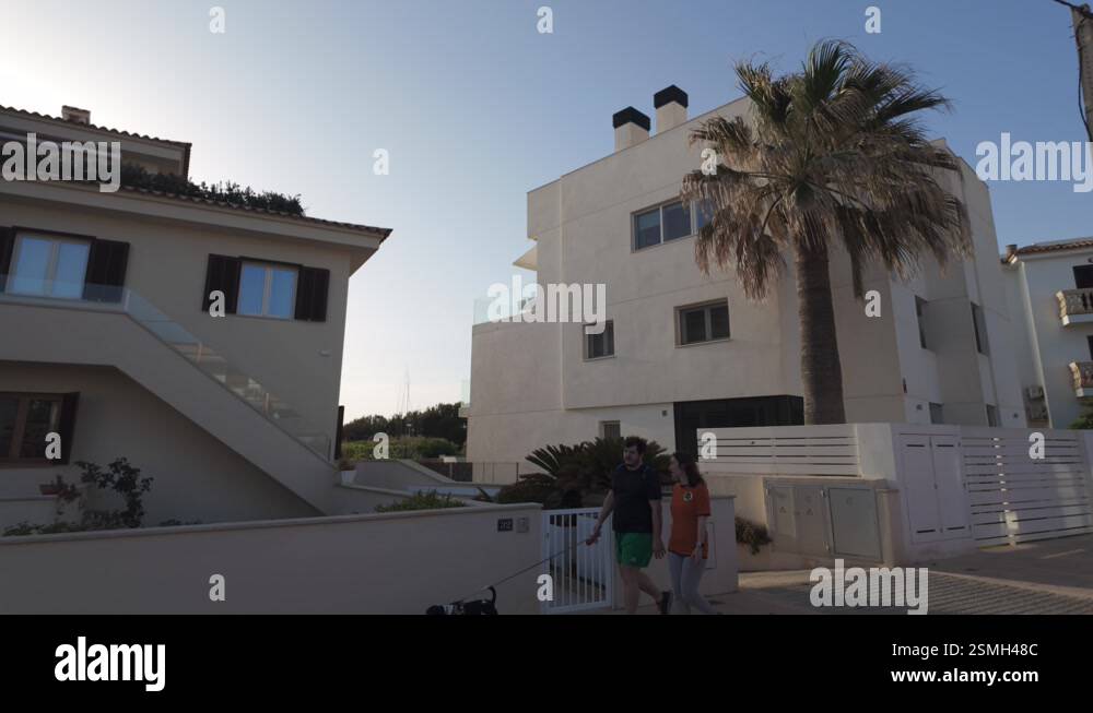 Can Pastilla, Spain - 07/15/2024: Small touristic city Can Pastilla in ...