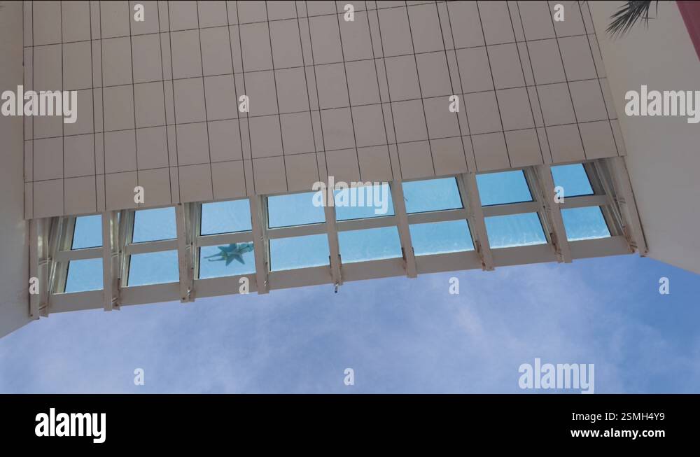 Infinity pool hotel Magaluf, Mallorca Spain See-through bottom glass ...