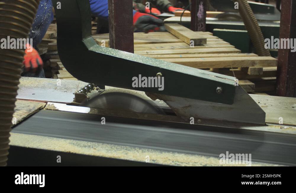 Wood sawing process processing machine Stock Videos & Footage - HD and ...