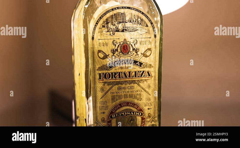 tequila, Mexico - 07/14/2024: Fortaleza Los Abuelos Tequila Reposado ...