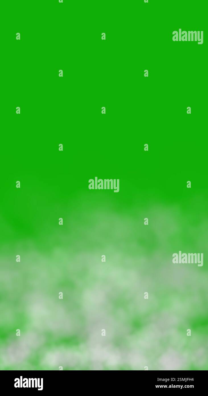 Rising white smoke vertical motion graphics with green screen ...