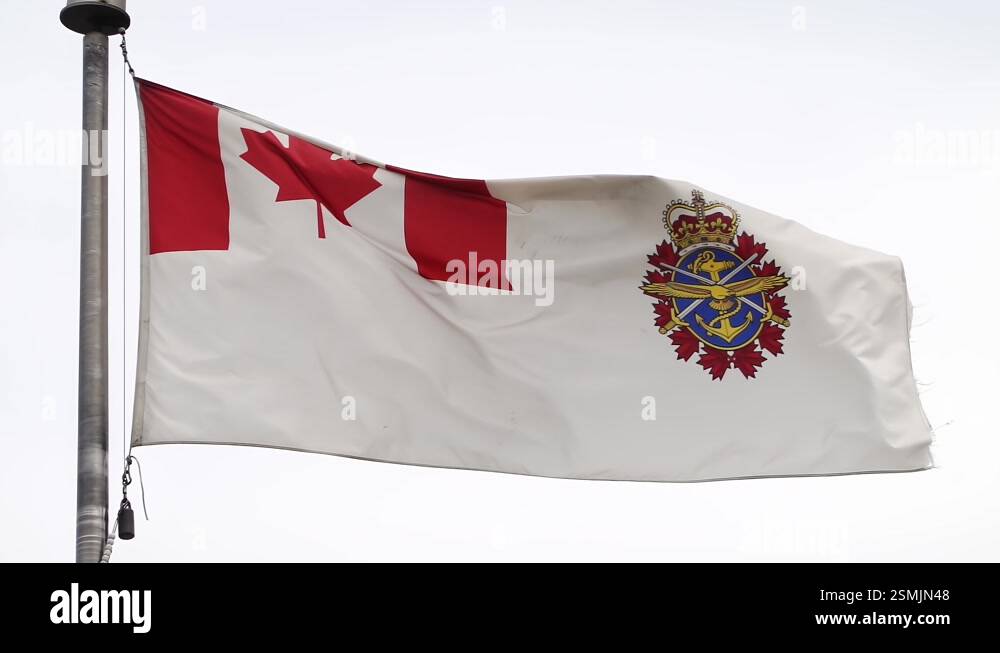 Canadian armed forces flag Stock Videos & Footage - HD and 4K Video ...